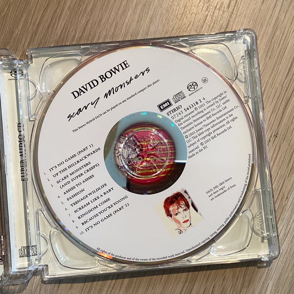 David Bowie – Scary Monsters, EMI – 07243 543318 2 4 SACD | Hat Hill Gallery