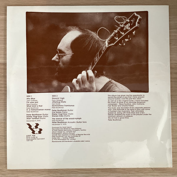 Peter Boothman ‎– For The Record, 1976 44 Records ‎– 6357 705 | Hat ...